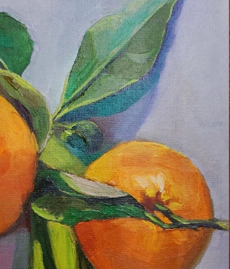 Fruit Oranges Painting Original Food Oil Painting Fruit - Etsy
