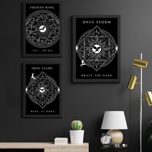 Iron Flame, Instant Digital Download Art Print, Fourth Wing Printable ...