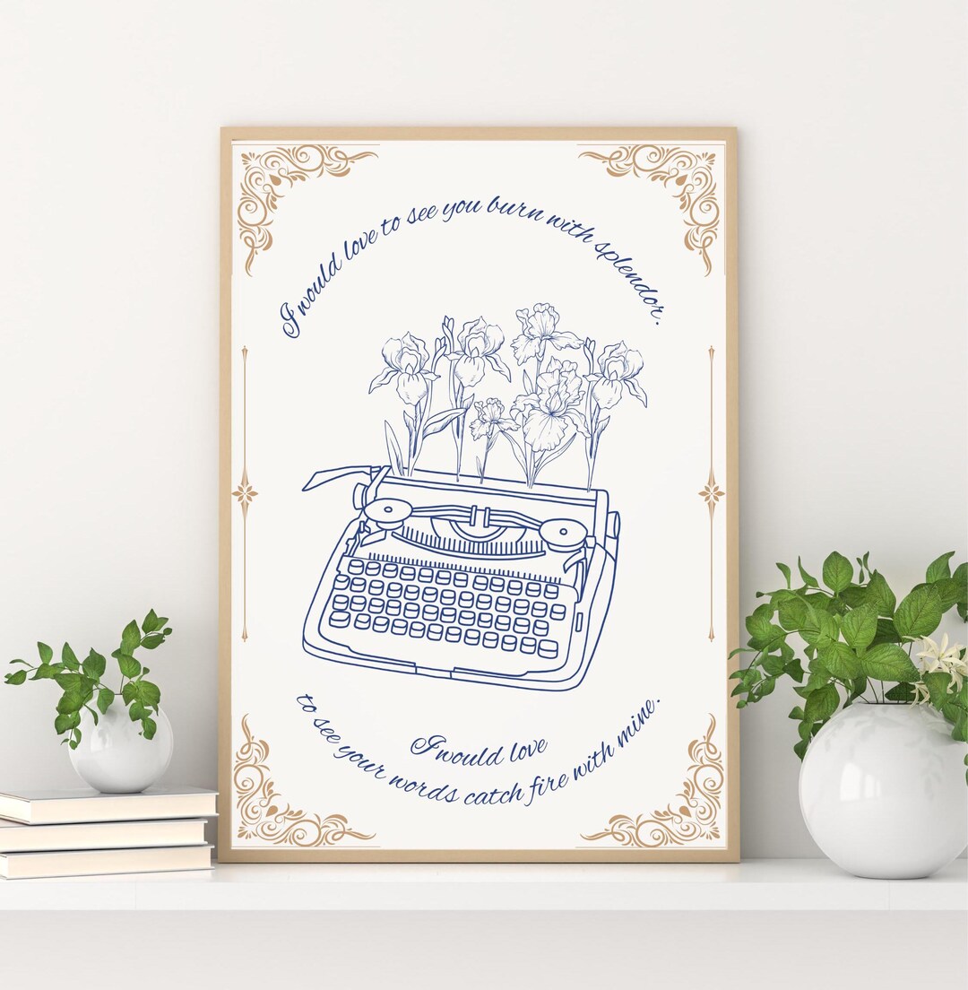 Divine Rivals Art Print, Rebecca Ross, Divine Rivals Digital Download ...