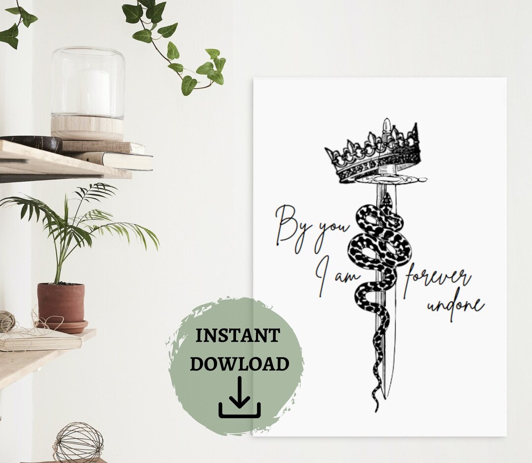The Cruel Prince Print Digital Download, Printable Wall Art - Etsy