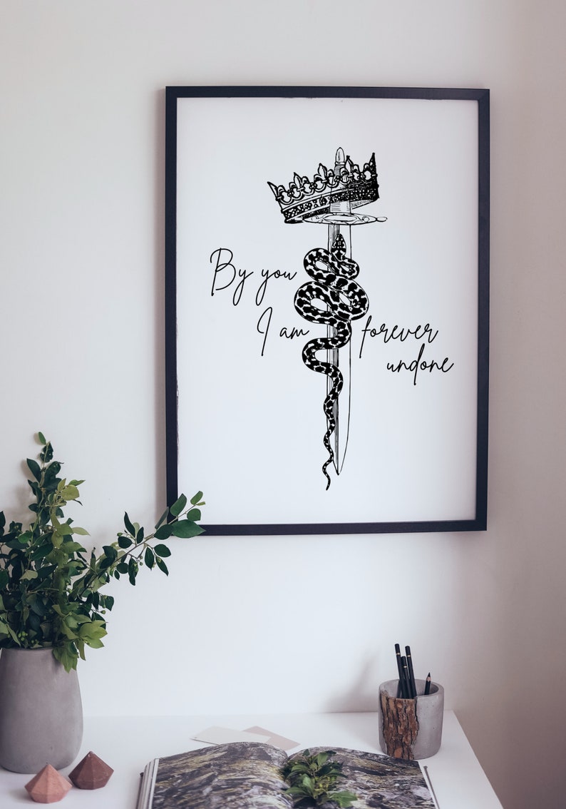 The Cruel Prince Print Digital Download Printable Wall Art - Etsy