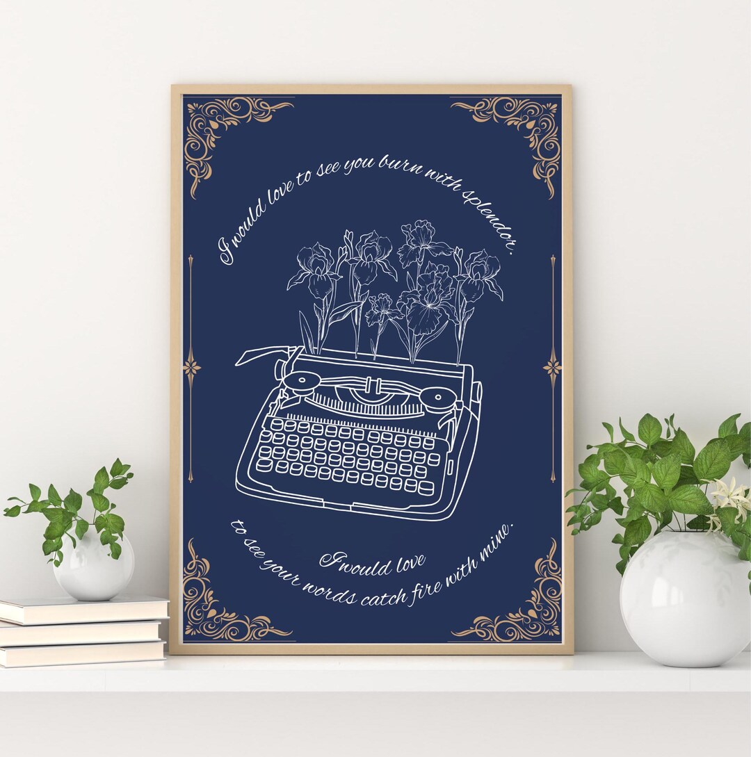 Divine Rivals Art Print, Rebecca Ross, Divien Rivals Digital Download ...