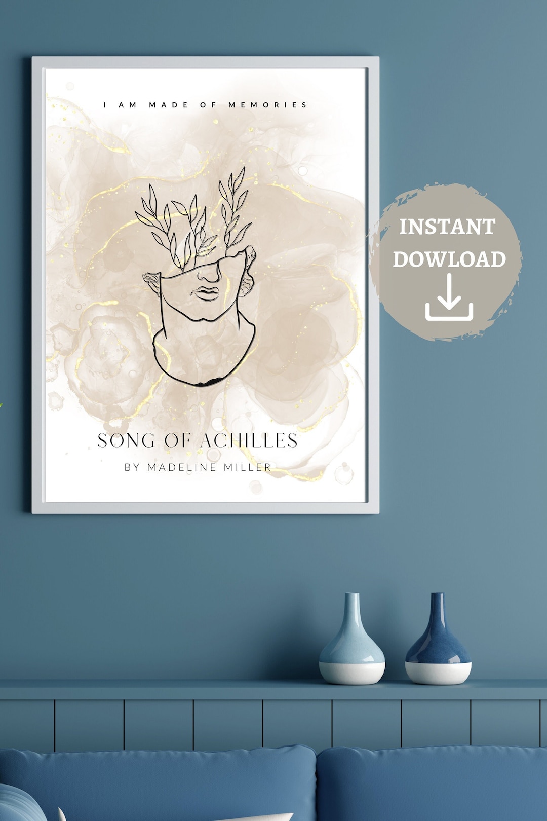 Song of Achilles Art Print Digital Download - the Song of Achilles ...