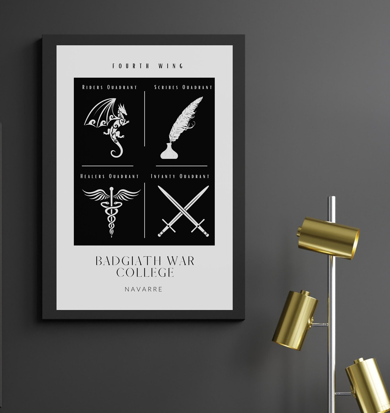 Fourth Wing Instant Digital Download Art Print Printable - Etsy