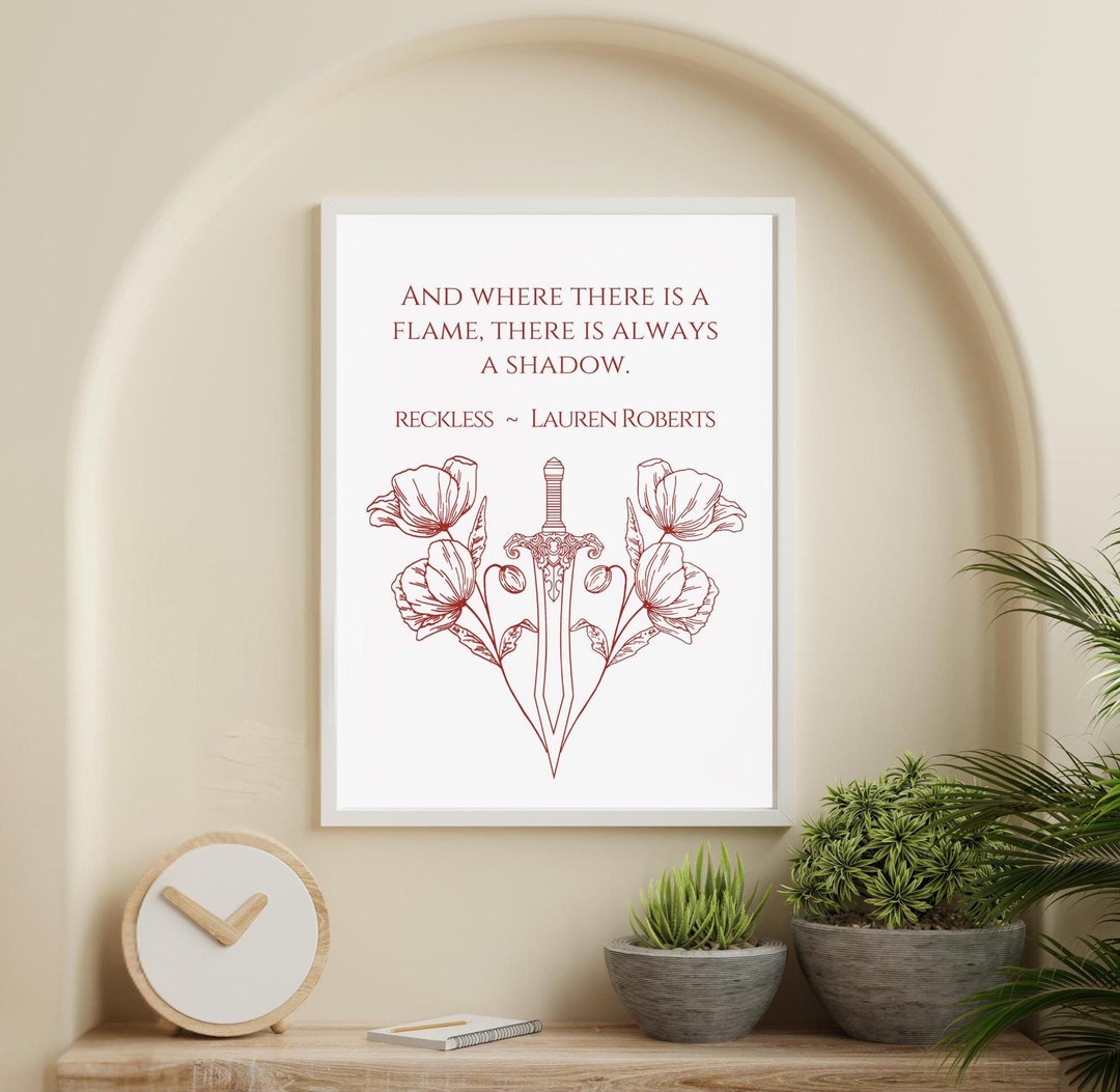 Reckless Art Print, Lauren Roberts, Powerless Digital Download ...