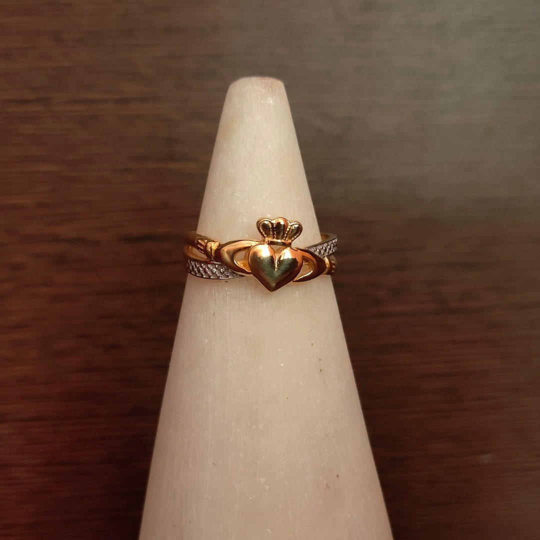 Gold Claddagh Ring Love Ring Celtic Ring, Irish Rings, Rings for Women ...