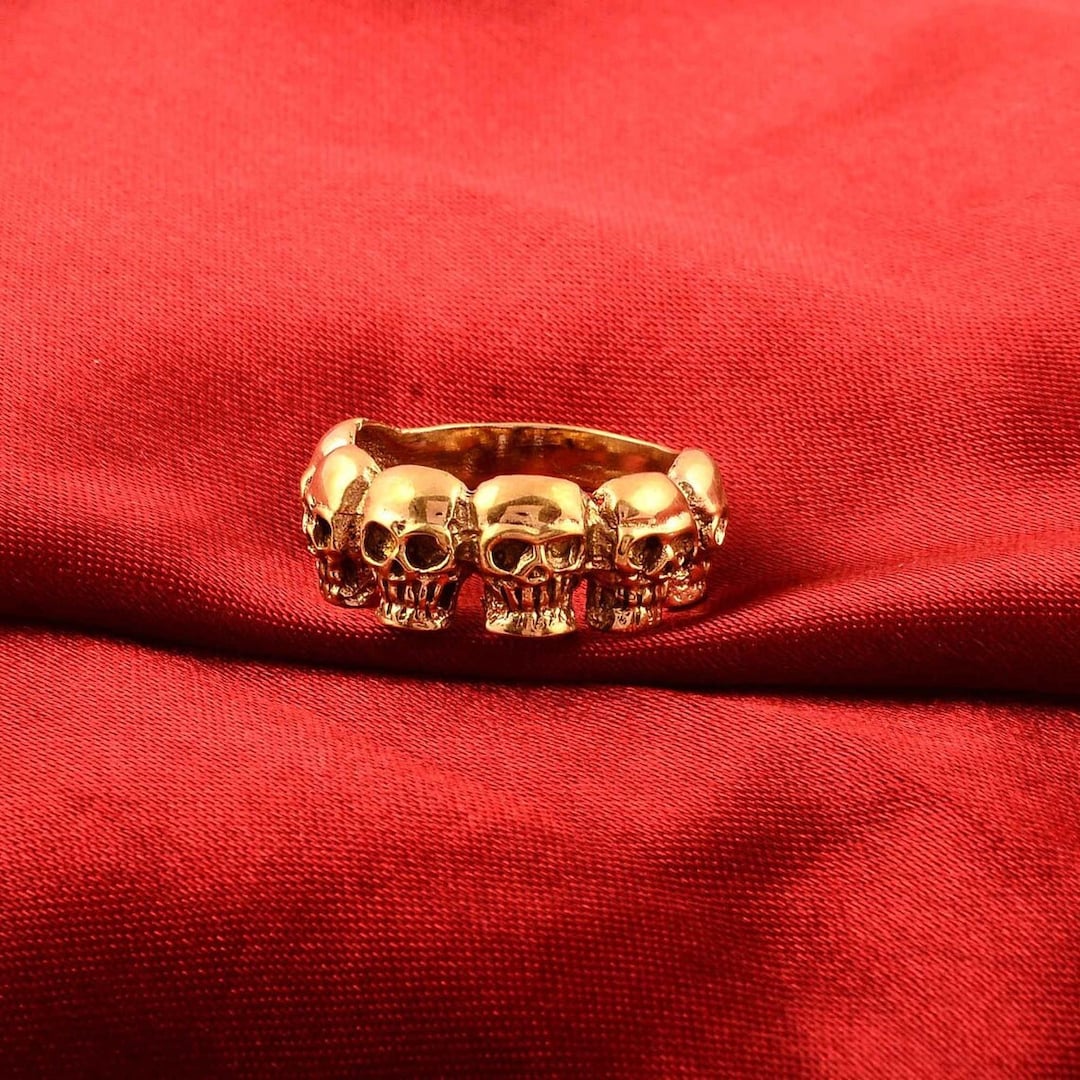 Cool Skull Ring, Gothic Ring, Horror Ring, Skeleton Ring, Pinky Rings ...