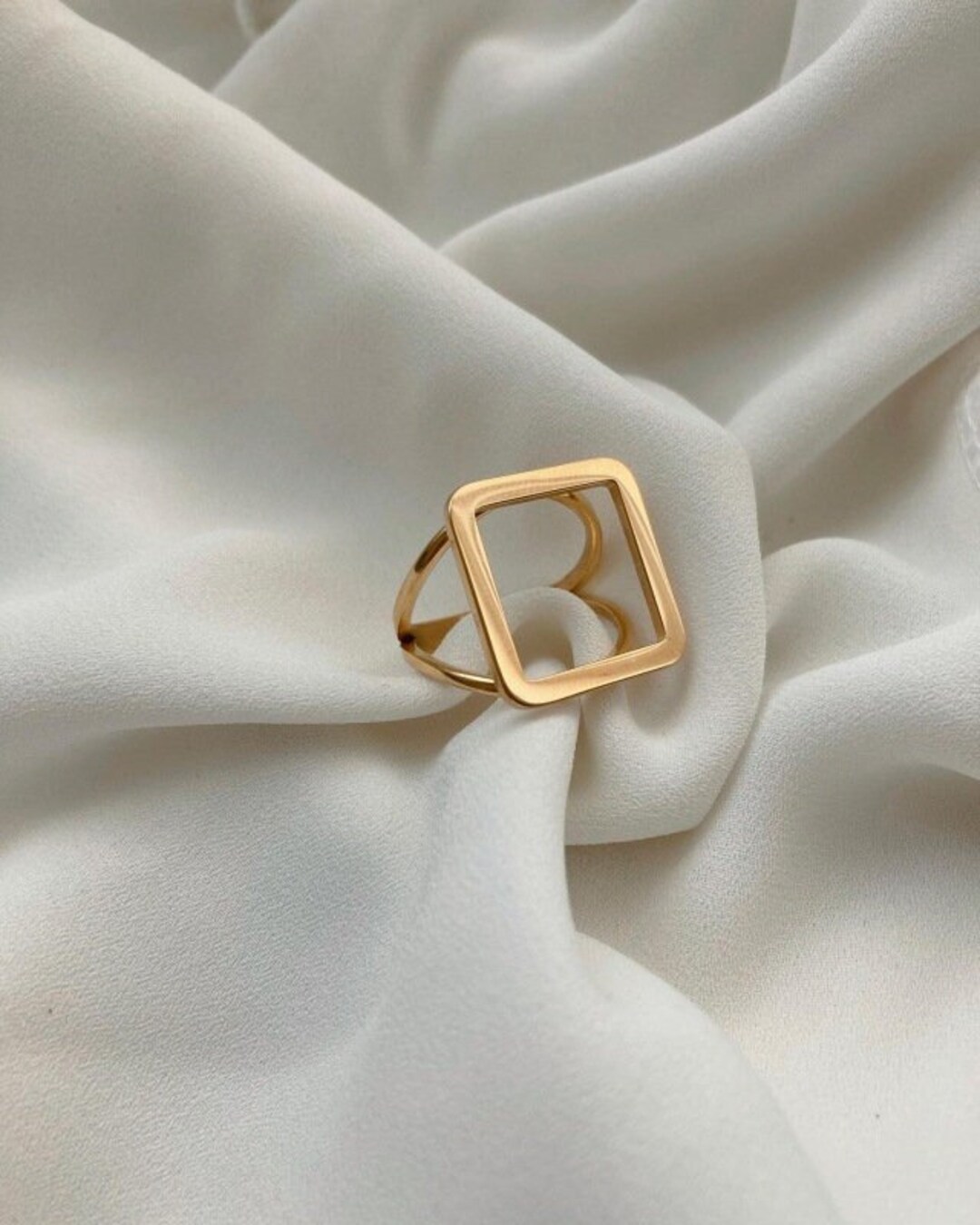 Vintage Square Band Ring/ Woman Rings Band Women Wedding Rng Band ...