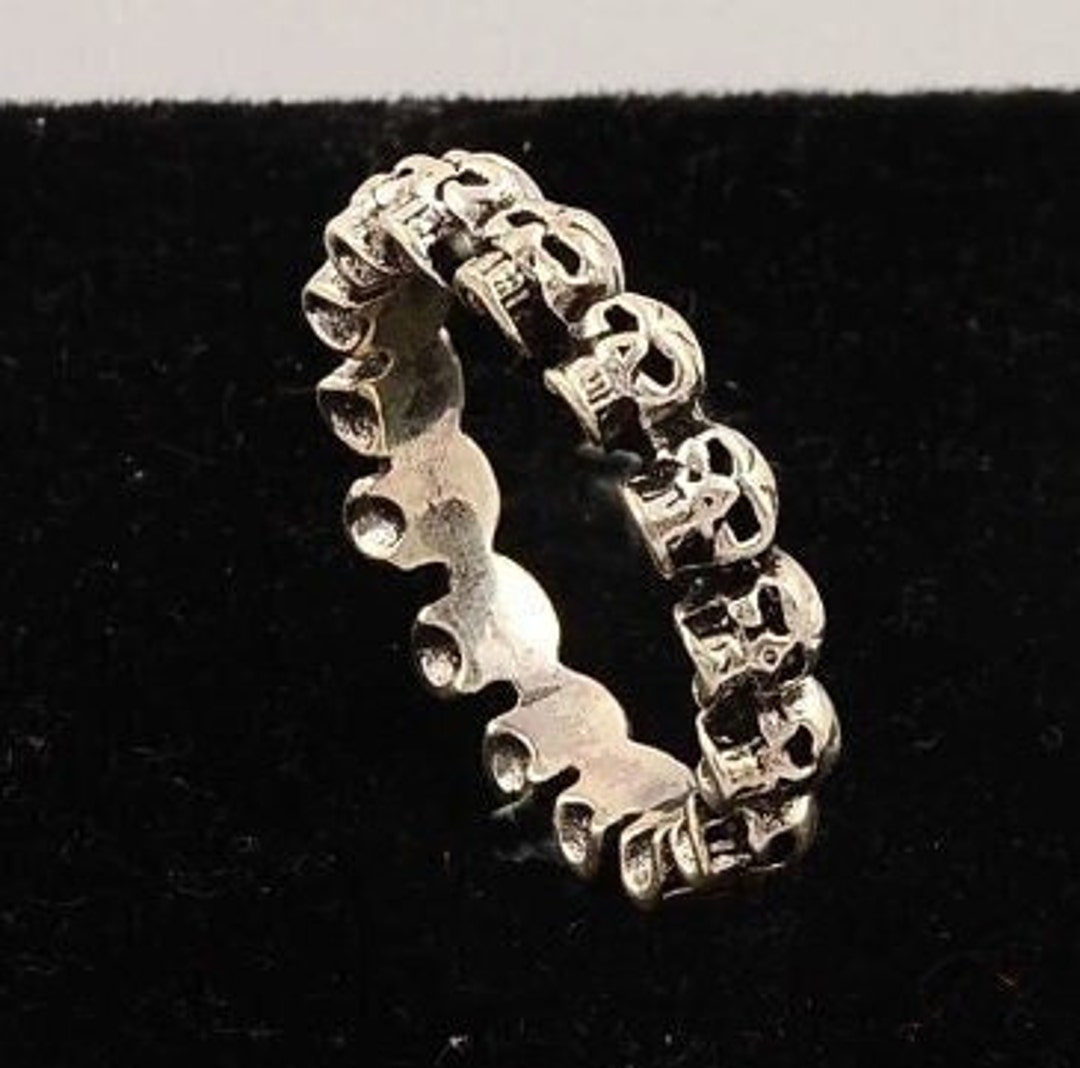 Human Skull Ring, Skeleton Ring, Gothic Rings, Horror Ring. Skull ...