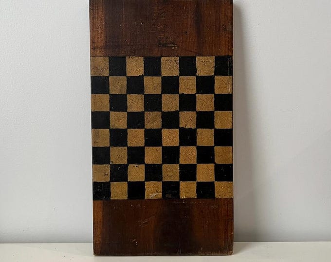 ANTIQUE WOODEN CHECKERBOARD - Etsy
