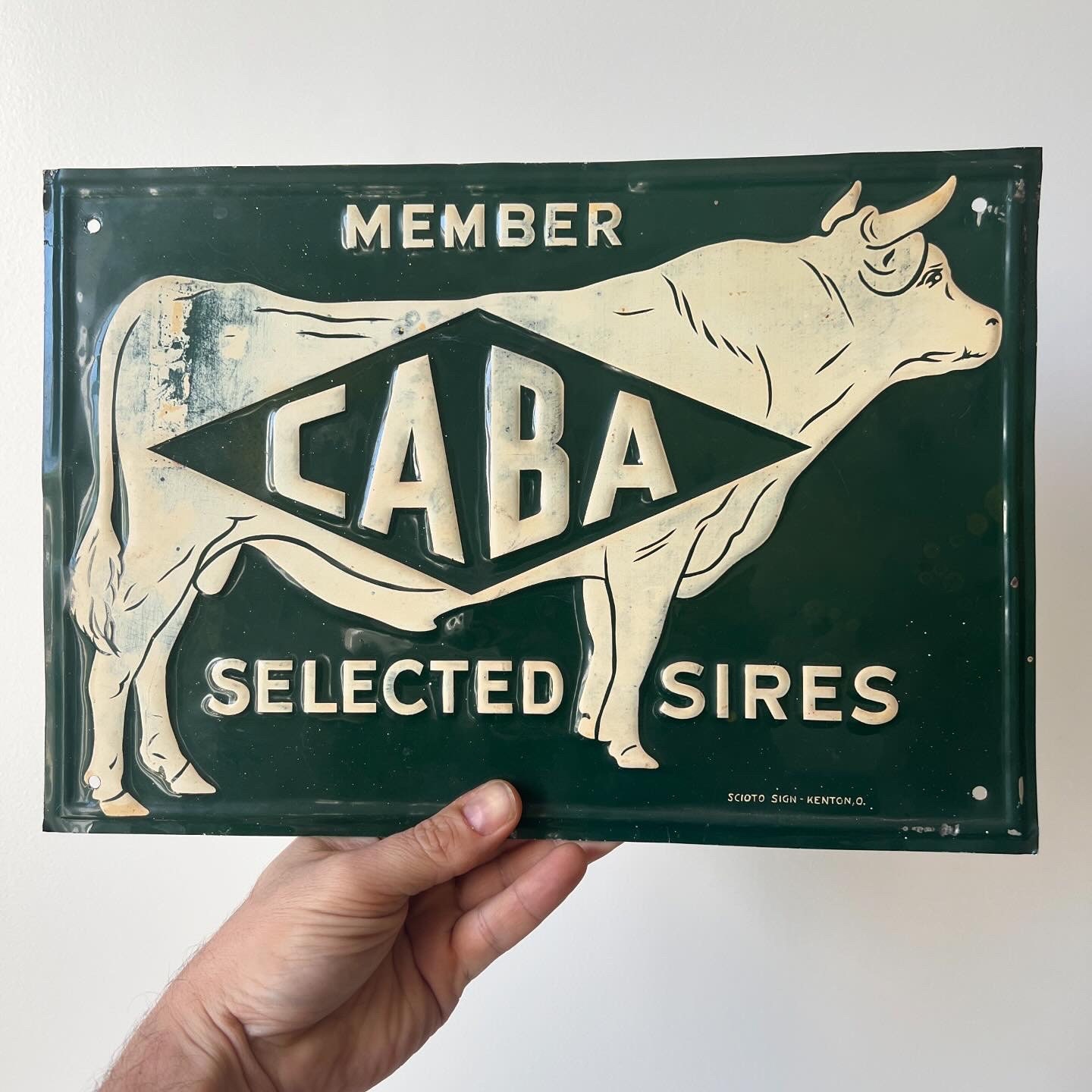 COBA SELECT SIRES Member Bull Cow Breeder Sign Scioto Sign Kenton Ohio ...