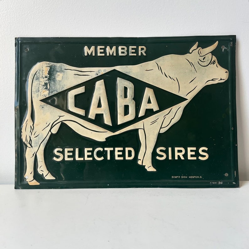 COBA SELECT SIRES Member Bull Cow Breeder Sign Scioto Sign Kenton Ohio ...