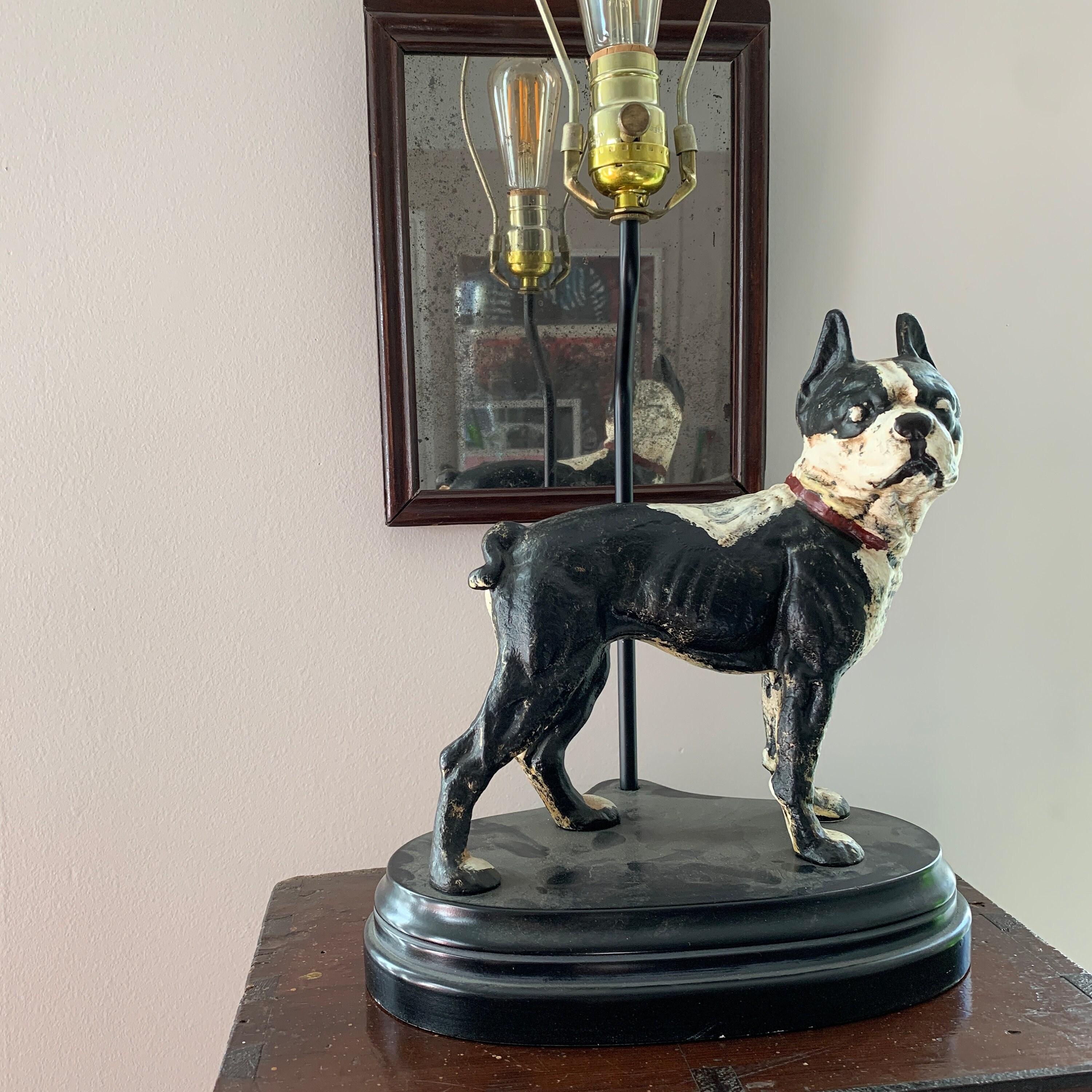 Vintage Boston Terrier Lamp. | Etsy