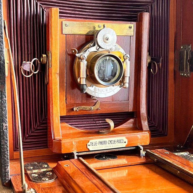 Tele Photo Cycle Poco (5x7) Manufactured 1897-1899 the Rochester Camera ...