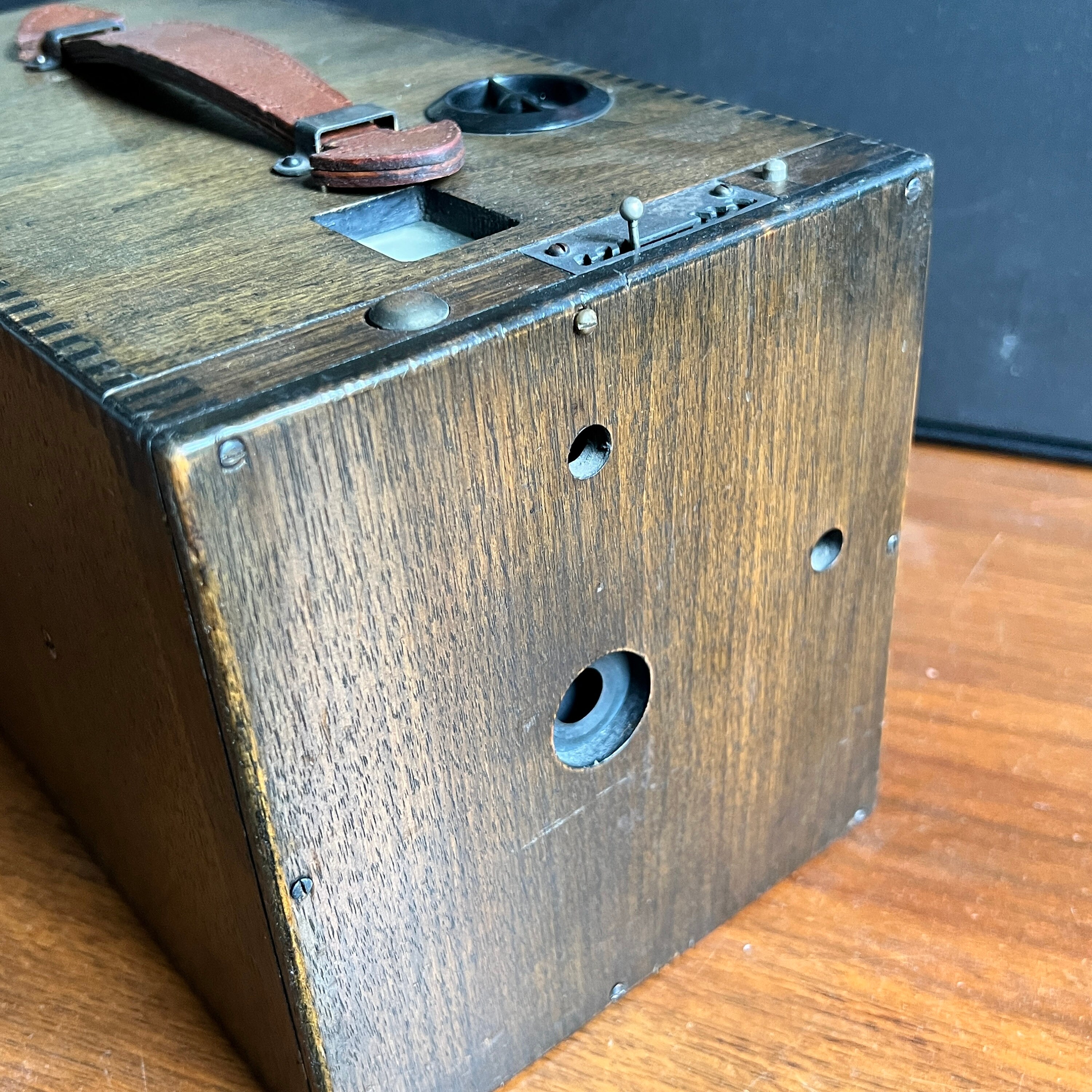 Blair Hawk Eye Detective Camera Wooden 4x5'' With Plate Holders Antique ...