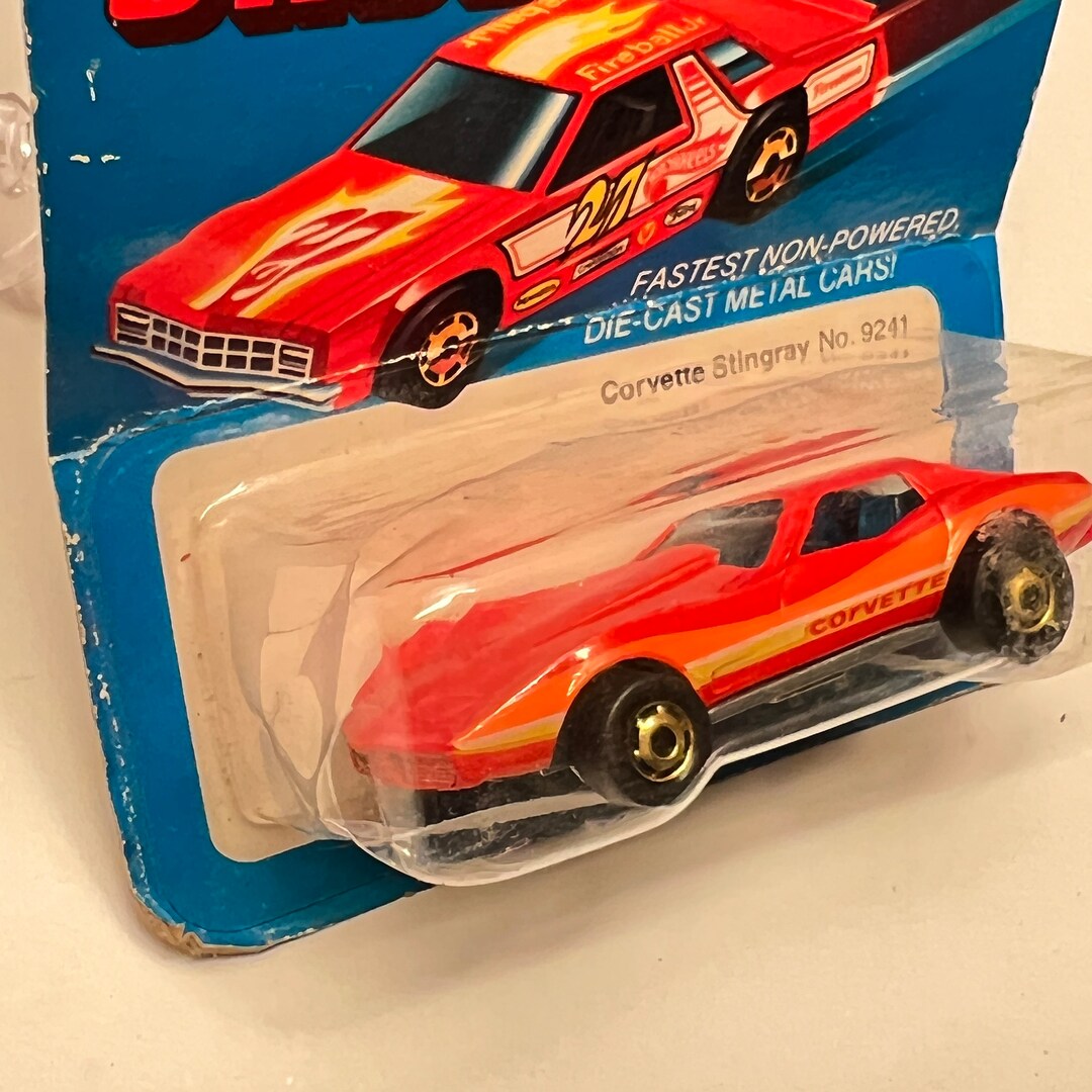 1981 HOT WHEELS Red Corvette Stingray No. 9241 the Hot Ones MATTEL - Etsy