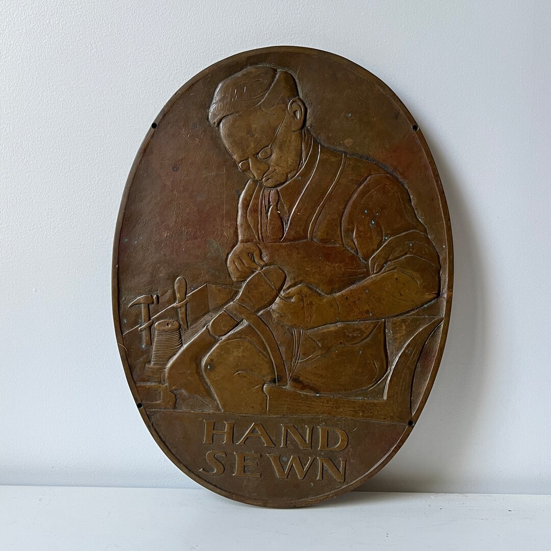 Antique Cobblers Store Sign Bronze Relief Wall Plaque - Etsy
