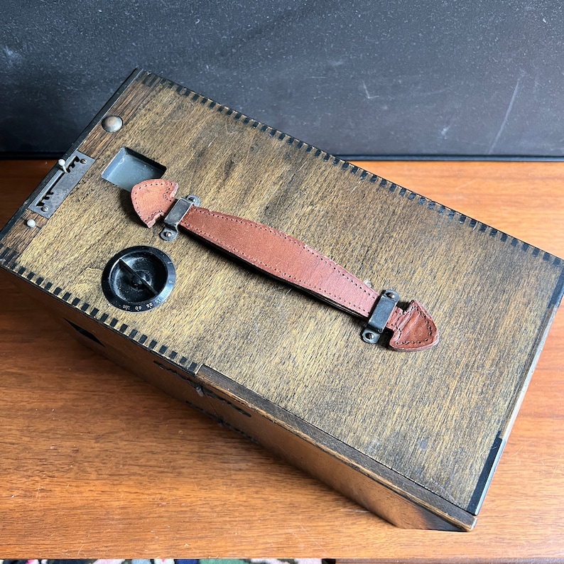 Blair Hawk Eye Detective Camera Wooden 4x5'' With Plate Holders Antique ...