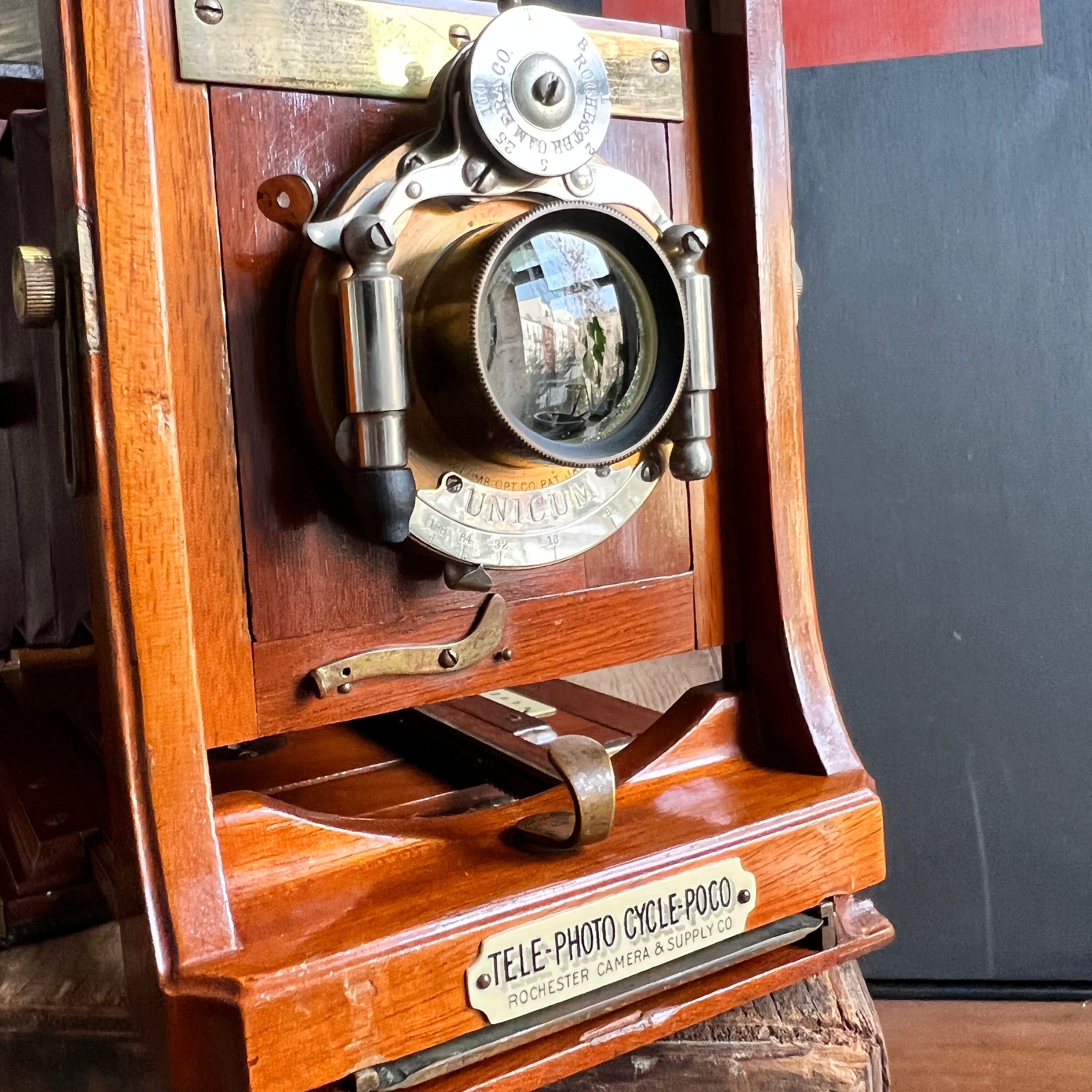 Tele Photo Cycle Poco (5x7) Manufactured 1897-1899 the Rochester Camera ...