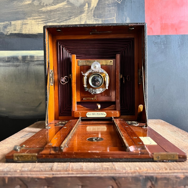 Tele Photo Cycle Poco (5x7) Manufactured 1897-1899 the Rochester Camera ...