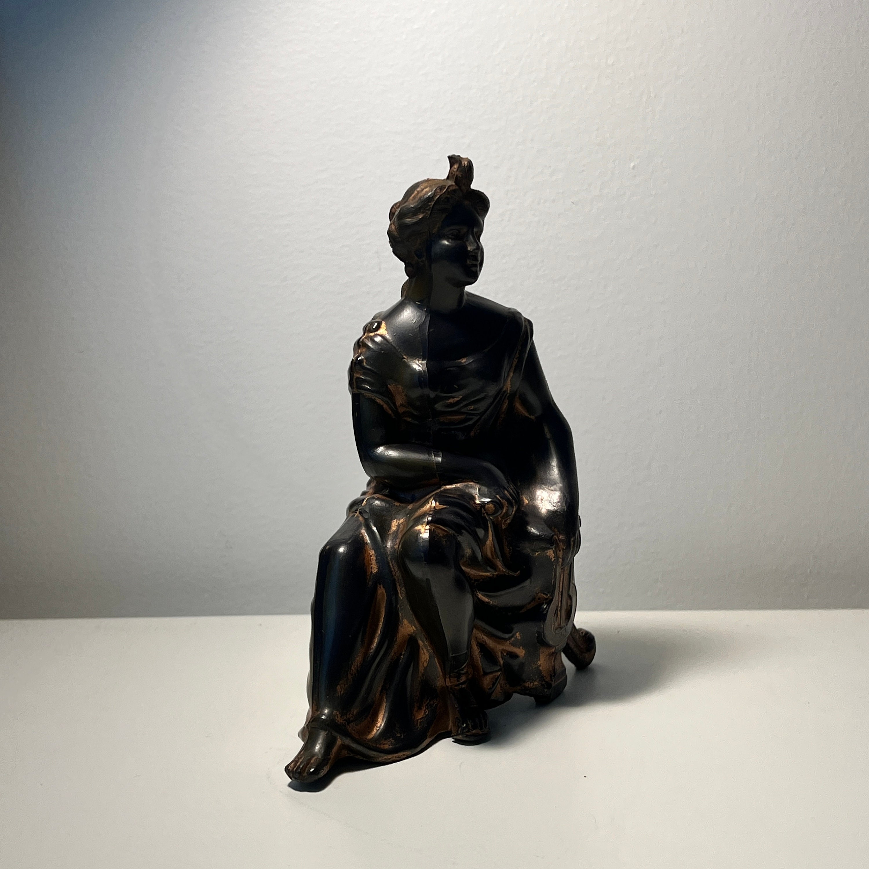 Renaissance Woman Statue Figure Clock Topper Decoration Cast Metal - Etsy