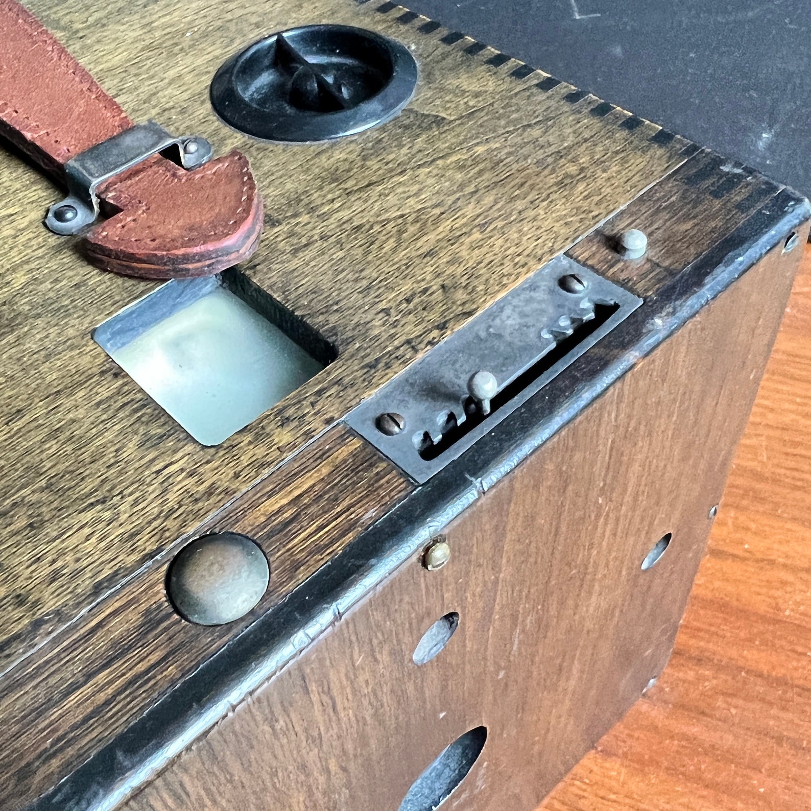 Blair Hawk Eye Detective Camera Wooden 4x5'' With Plate Holders Antique ...