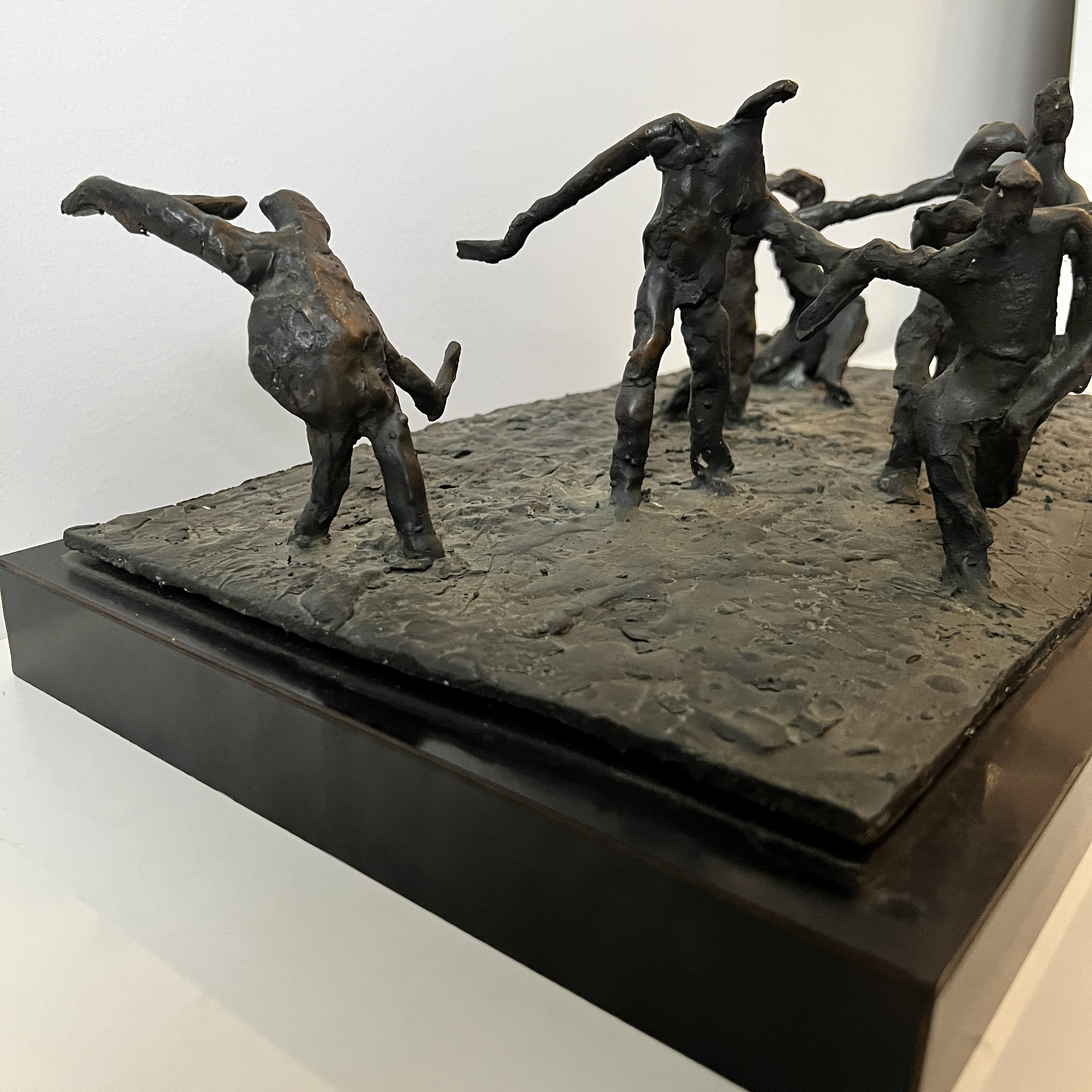 Abstract Brutalist Bronze Sculpture Titled GAMES - Etsy