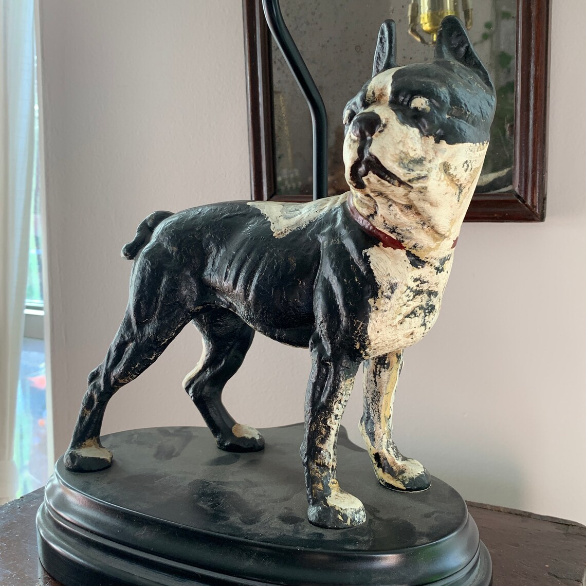Vintage Boston Terrier Lamp. | Etsy