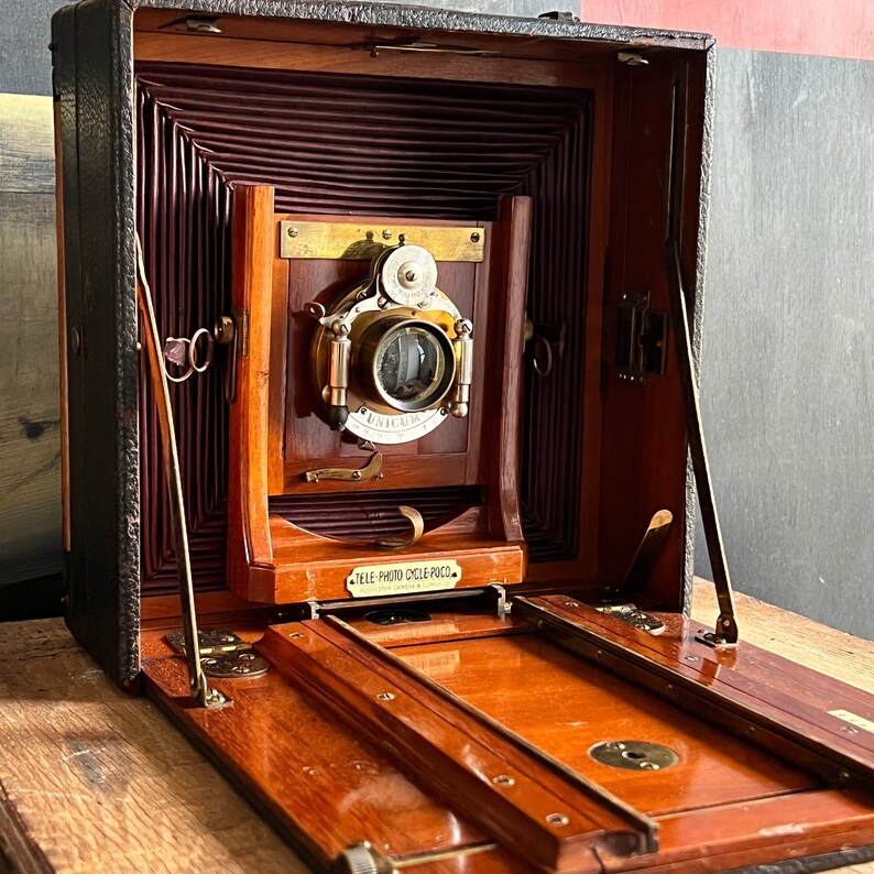 Tele Photo Cycle Poco (5x7) Manufactured 1897-1899 the Rochester Camera ...