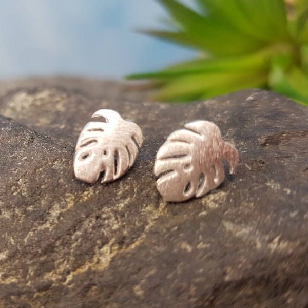 Monstera Earrings - Etsy
