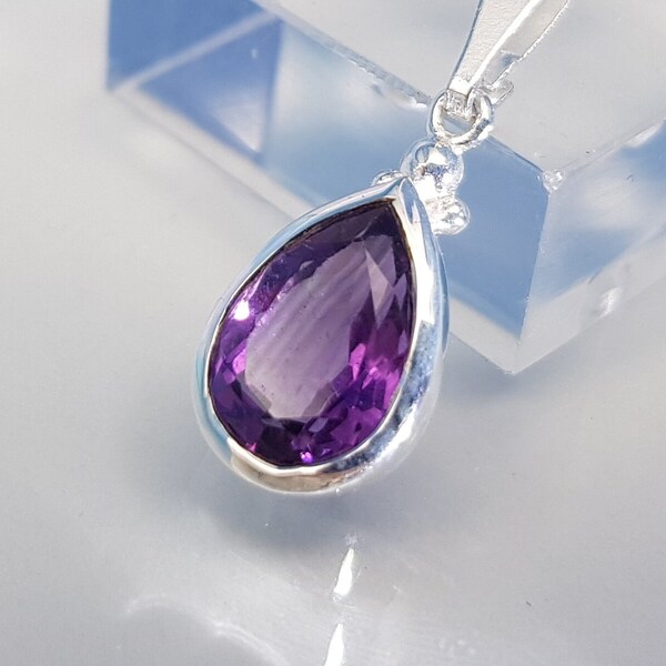 Amethyst Necklace - Etsy