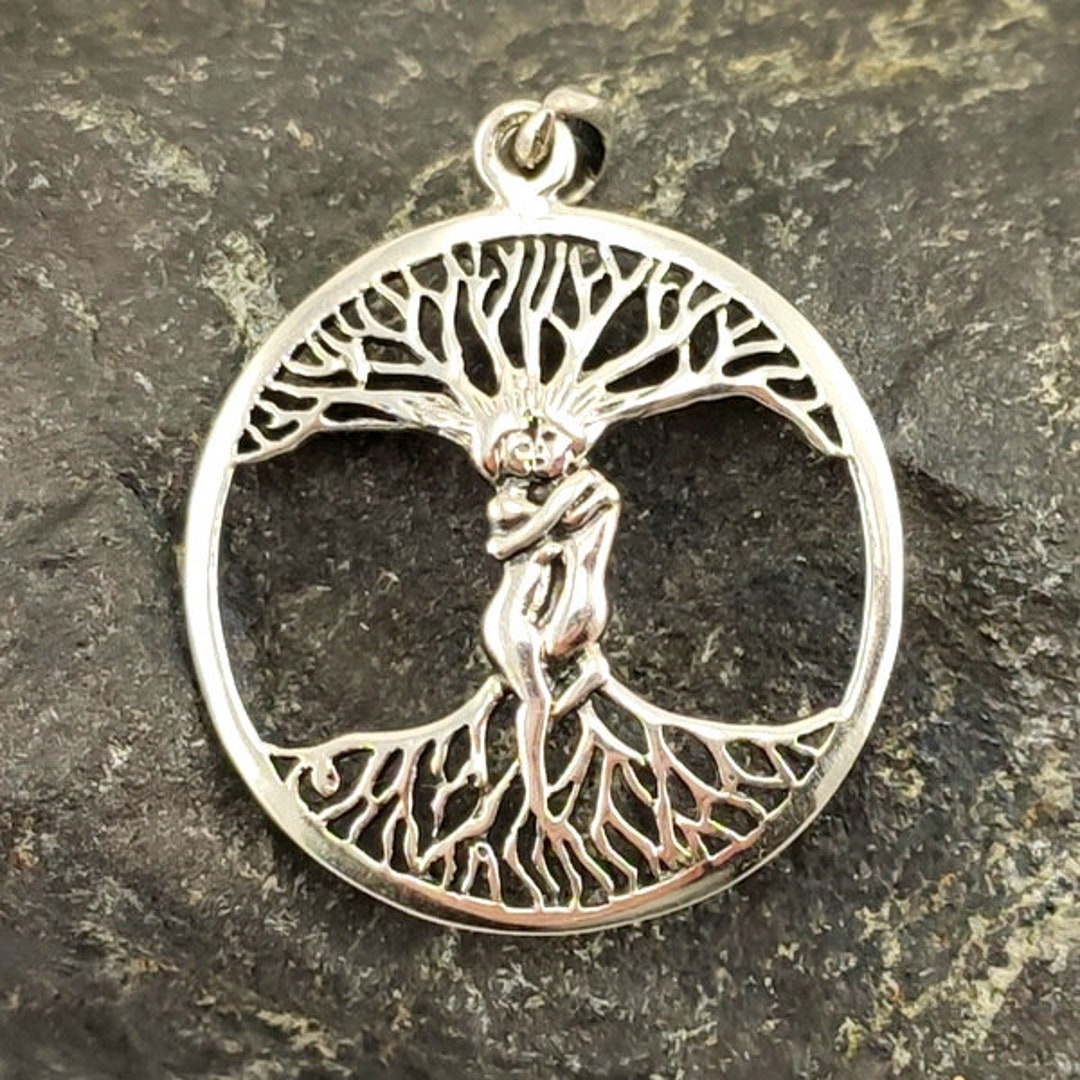 Pendant Amulet Tree of Life Silver - Etsy
