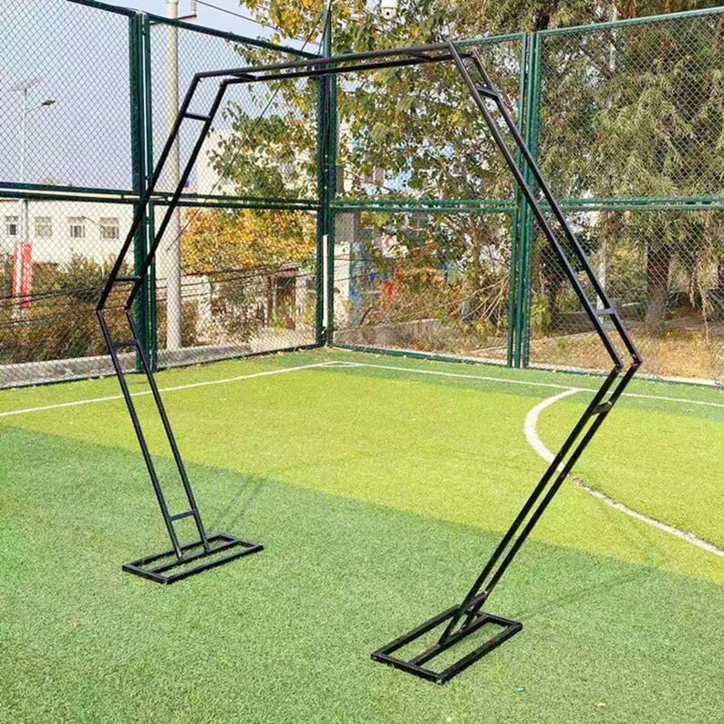 Double Tube Hexagonal Metal Arch Stand Handmade Iron Arch - Etsy