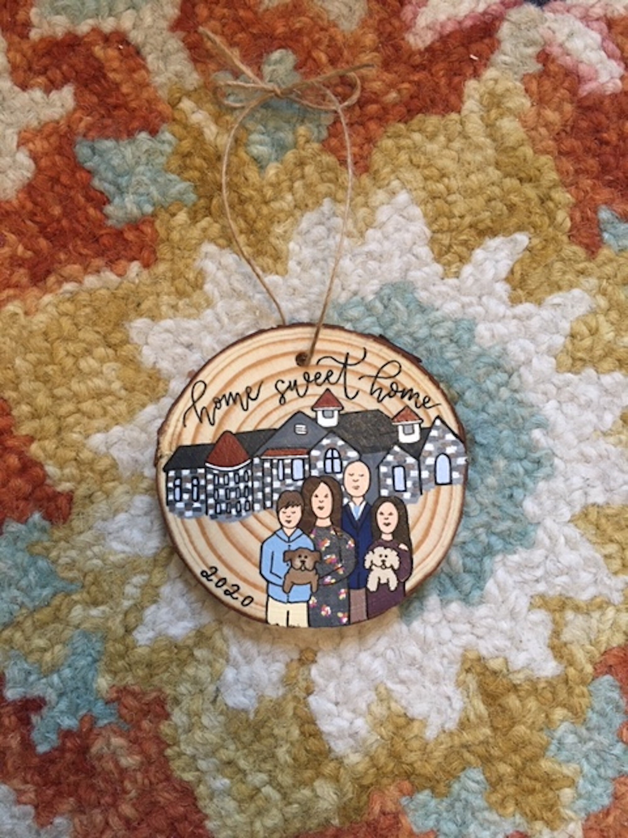 Custom Family Ornaments Family Magnets New Home Home Sweet - Etsy.de