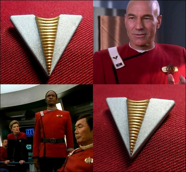 Star Trek The Next Generation Rank Pin Pip Insignia Badge | Etsy