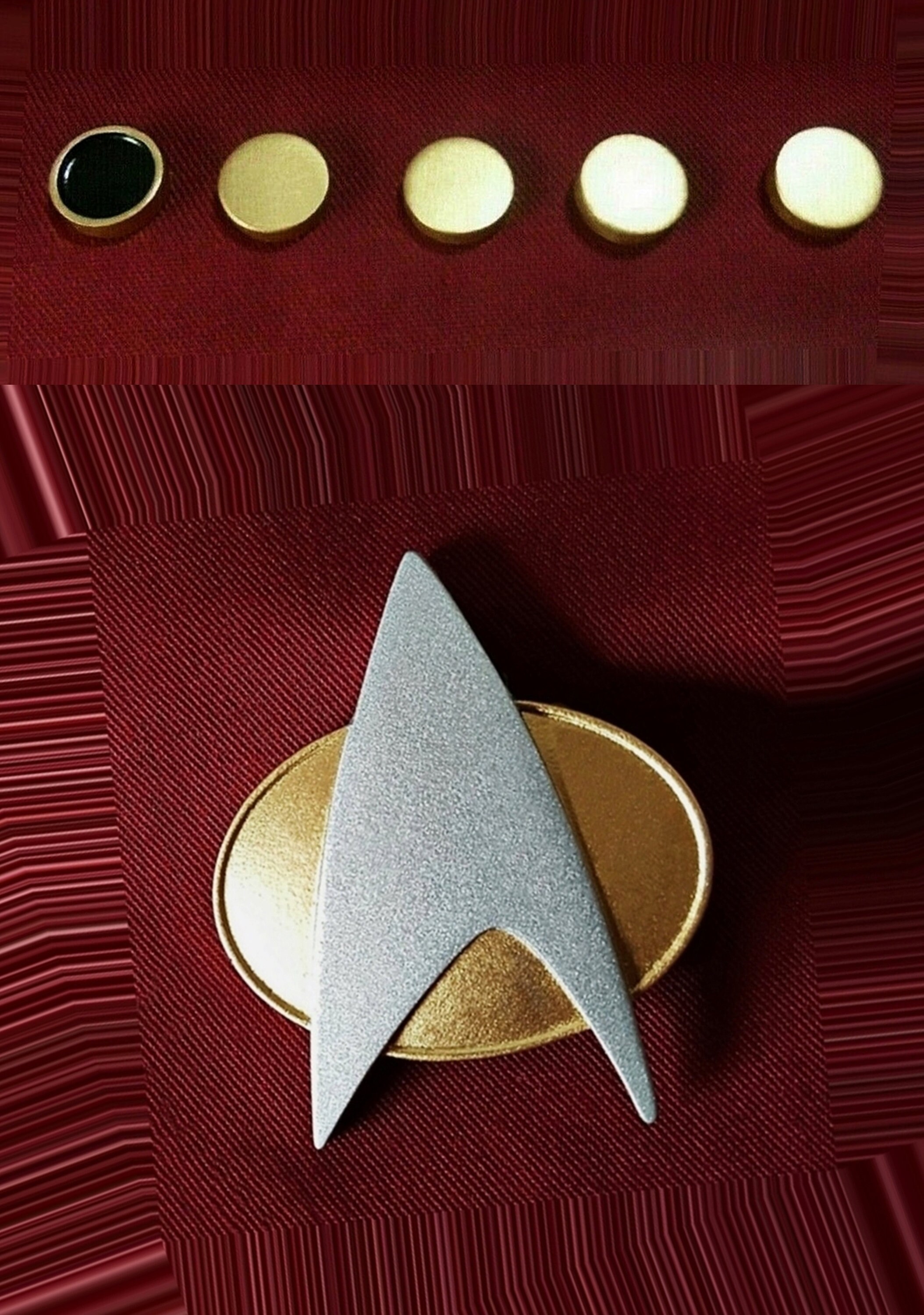 Star Trek The Next Generation Rank Pip Pin Insignia & | Etsy