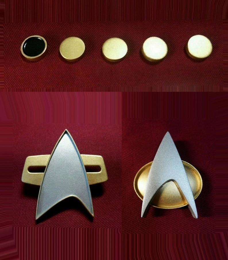 Star Trek The Next Generation Rank Pip Pin Insignia & | Etsy