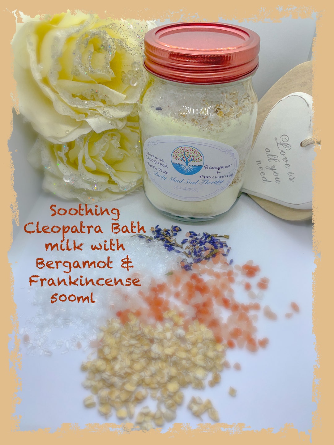 500ml Cleopatra Bath Milk With Epsom Salts Every Jar Has a - Etsy UK
