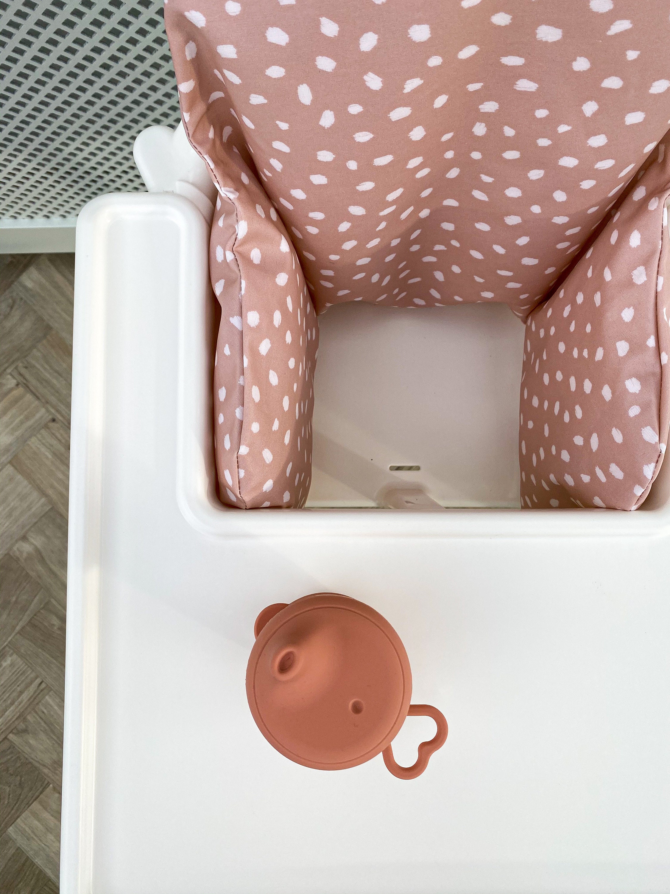 Wipeable Cushion the Antilop IKEA Highchair Pink Champagne | Etsy