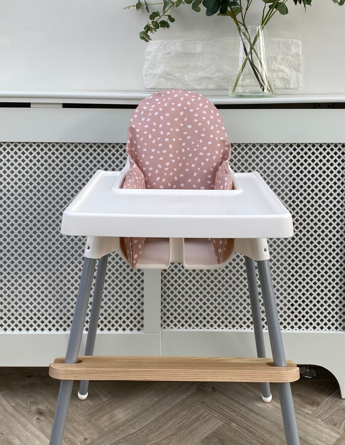 Wipeable Cushion the Antilop IKEA Highchair Pink Champagne | Etsy