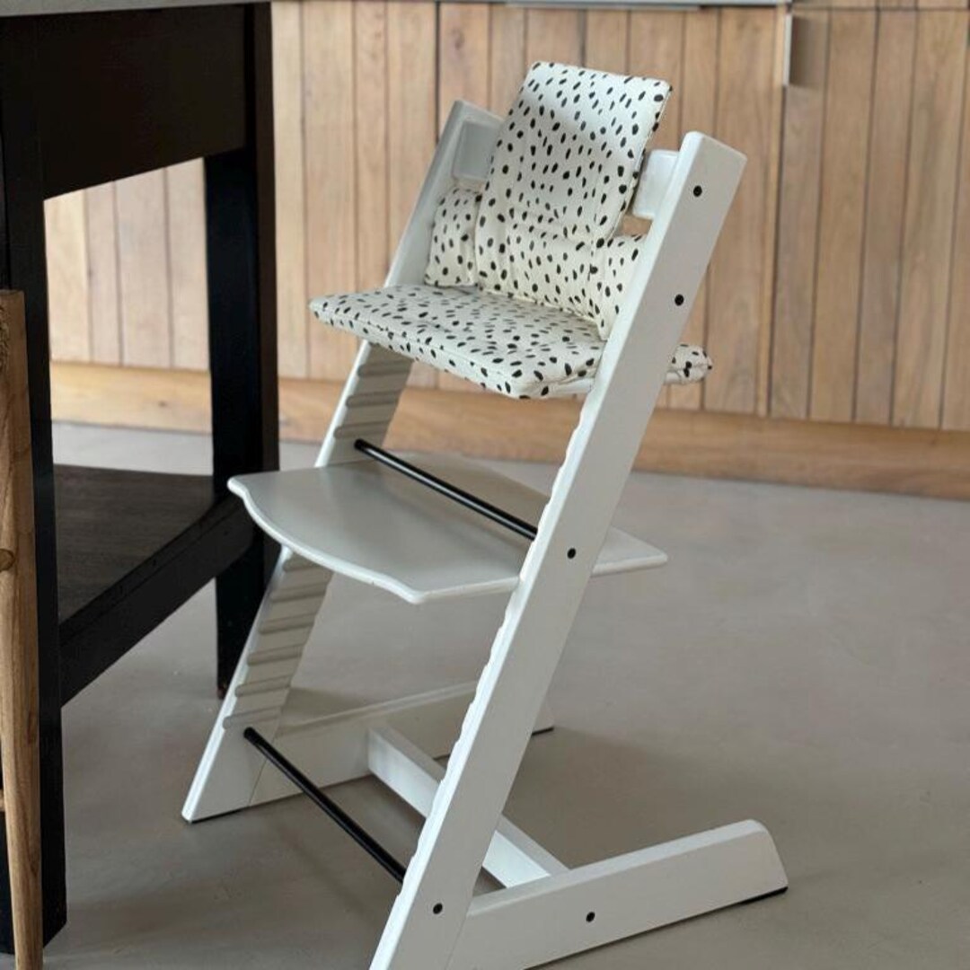 Wipeable Cushion the Stokke Tripp Trapp Highchair - Dalmatian - Etsy