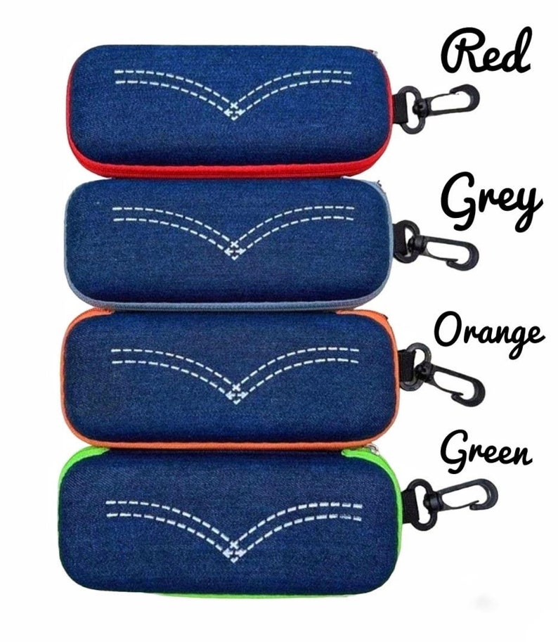 Portable Zip Eye Glasses Case Protector Reading Glass Case Sunglasses ...