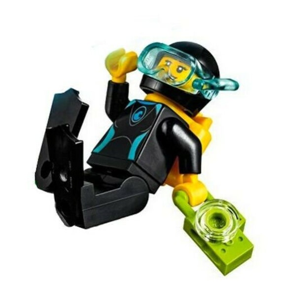 New LEGO Scuba Diver Minifigure Deep Sea Explorers 30370, 51% OFF