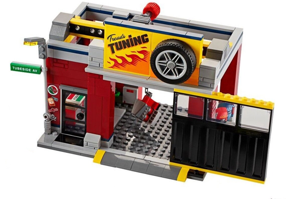 LEGO City Car Mechanic Repair Garage Service Centre Tuning | Etsy