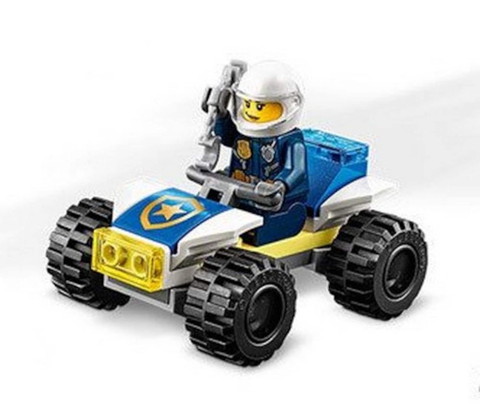 LEGO City Police ATV Quad Bike Buggy With Woman Girl Cop | Etsy