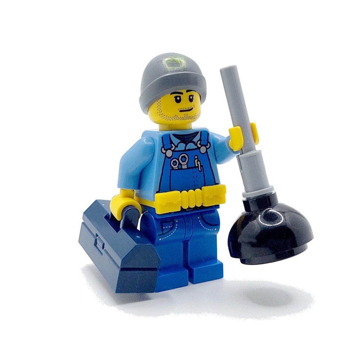 LEGO® Plumber With Plunger Toolbox Beanie Hat Utility Belt - Etsy