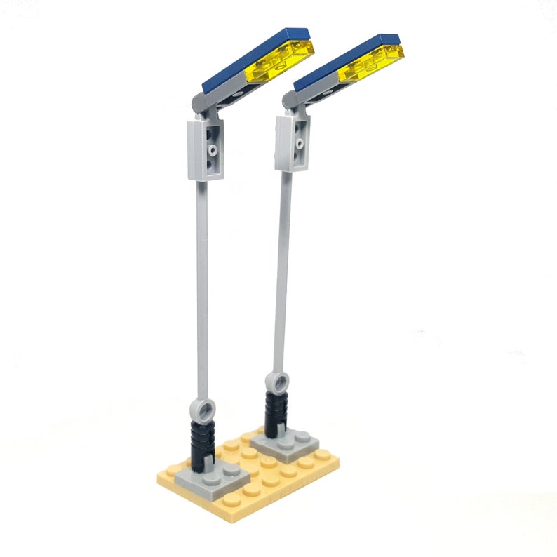 LEGO® City 2x Modern ECO Street Lights With Solar Panels Road - Etsy Canada