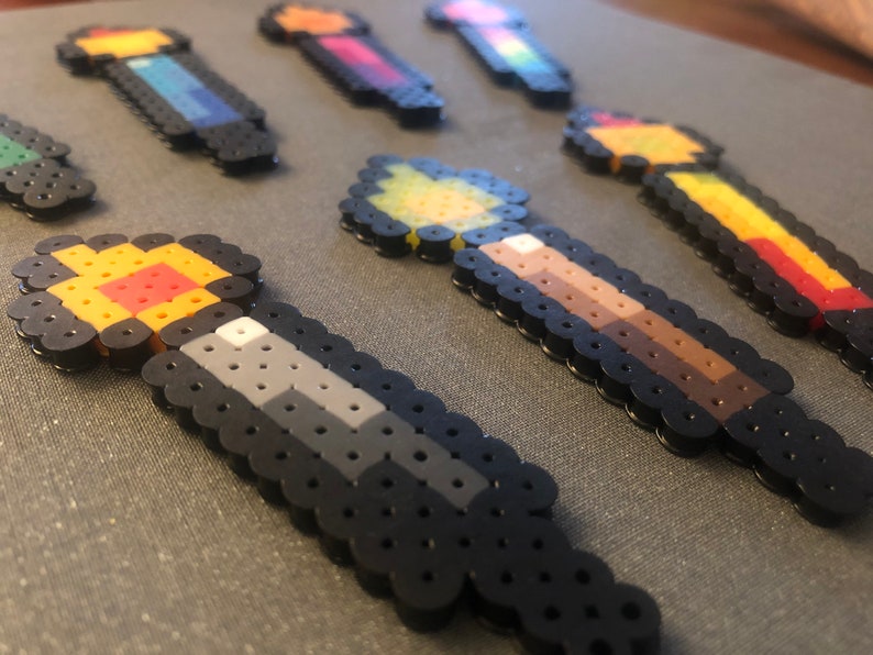 8-bit Pixel Perler Candles | Birthday Cake Celebration | Colours ...