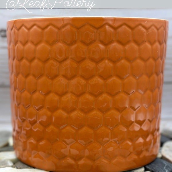 Orange Planter - Etsy