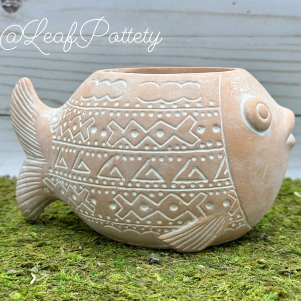 Clay Planter - Etsy